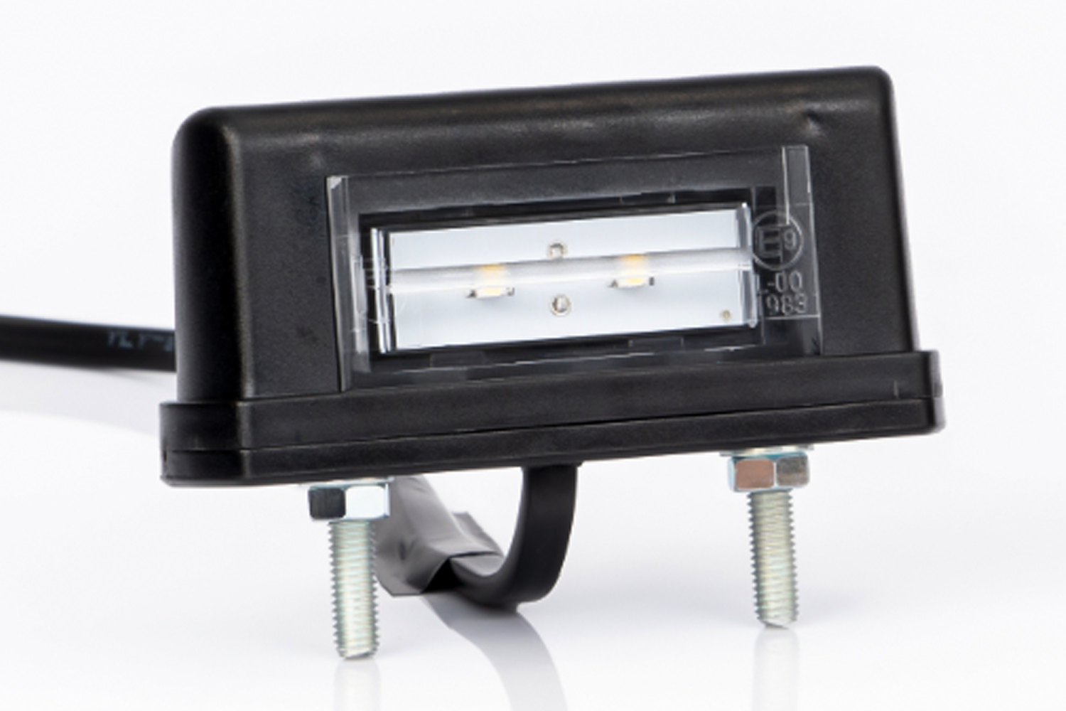 LED nummerpladelygte med kabel - UNITRAILER